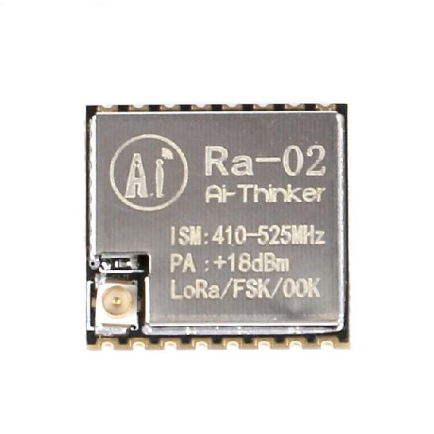 Buy Ai-Thinker RA-02 LoRa Module | 433MHz 470MHz, -141dBm Sensitivity, SPI